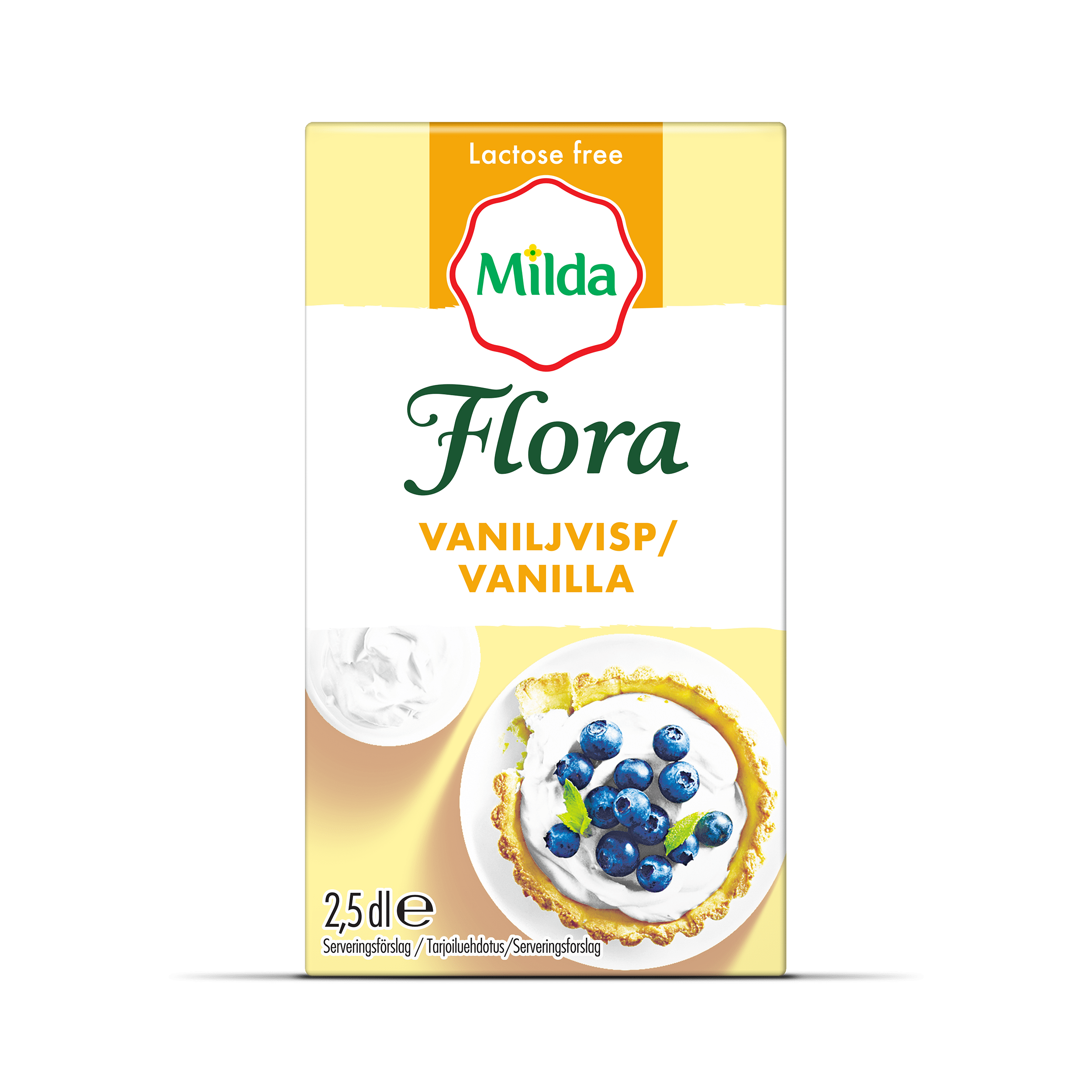 Flora by Milda vaniljvisp 250ml | Milda